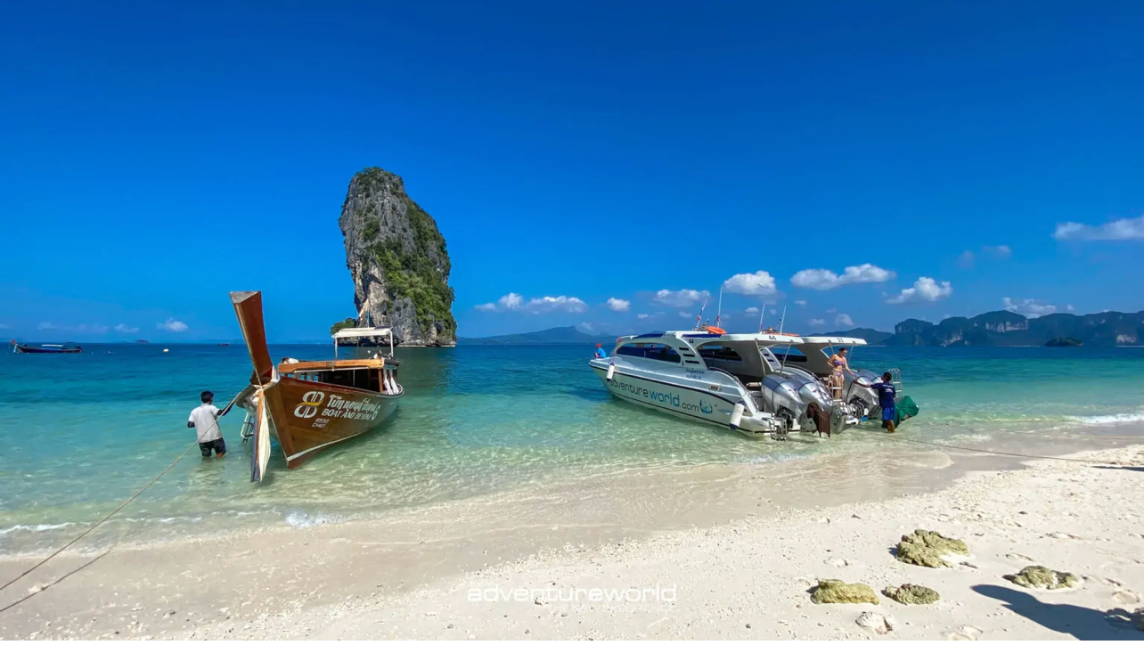 Krabi Highlights | 4 Islands Tour from Phuket by speedboat | Koh Hong